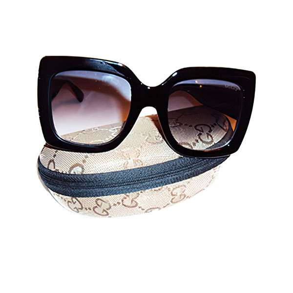 Square frame designer sunglasses - Immsfashion
